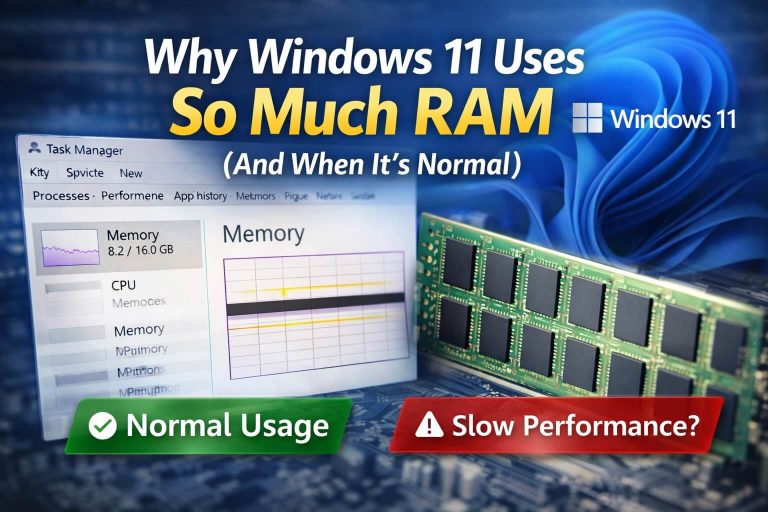 High RAM Usage in Windows 11 Explained (What’s Normal vs Not)